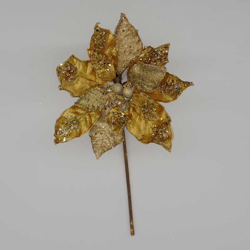 Get Gold Glitter Poinsettia in MI at English Gardens Nurseries ...