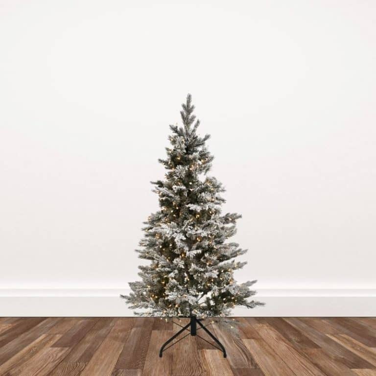 Get Flocked Pistol Tip Fir Artificial Christmas Tree, 5-foot in MI at ...