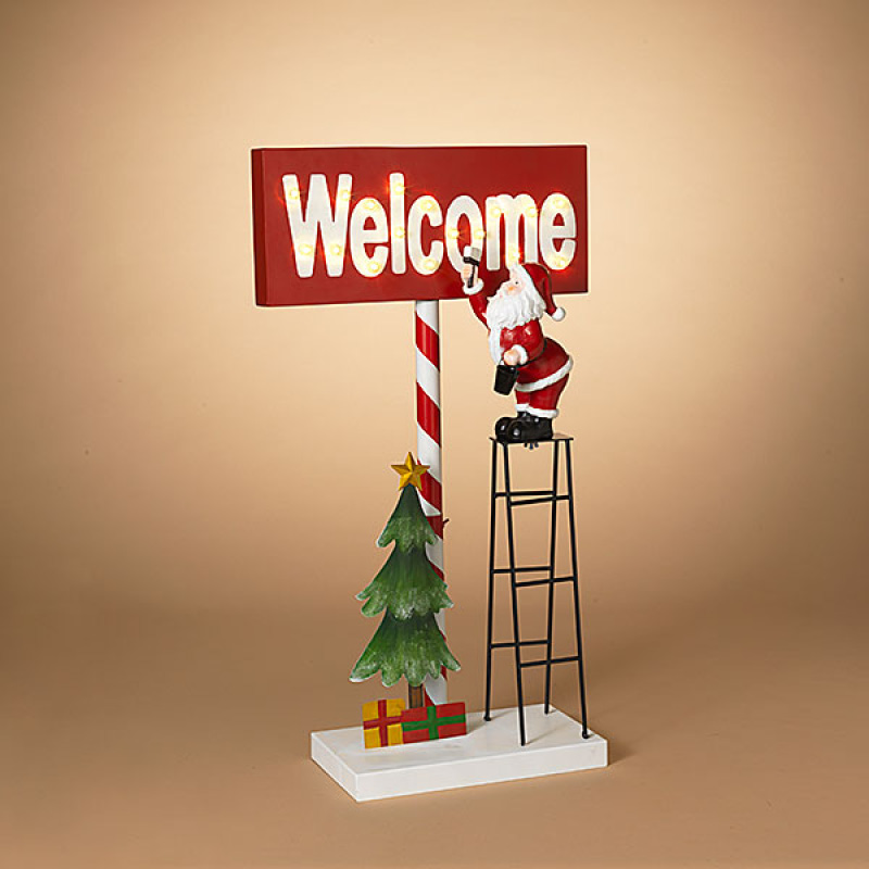 Lighted Welcome Sign 1 | English Gardens