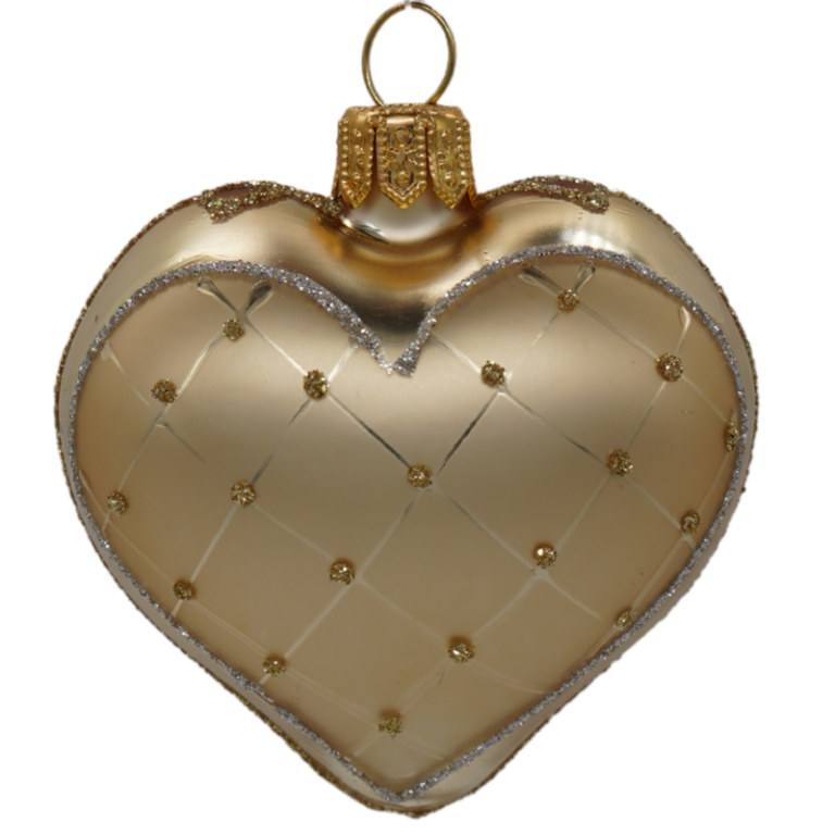 Get Mini Gold Heart Christmas Ornament in MI at English Gardens ...