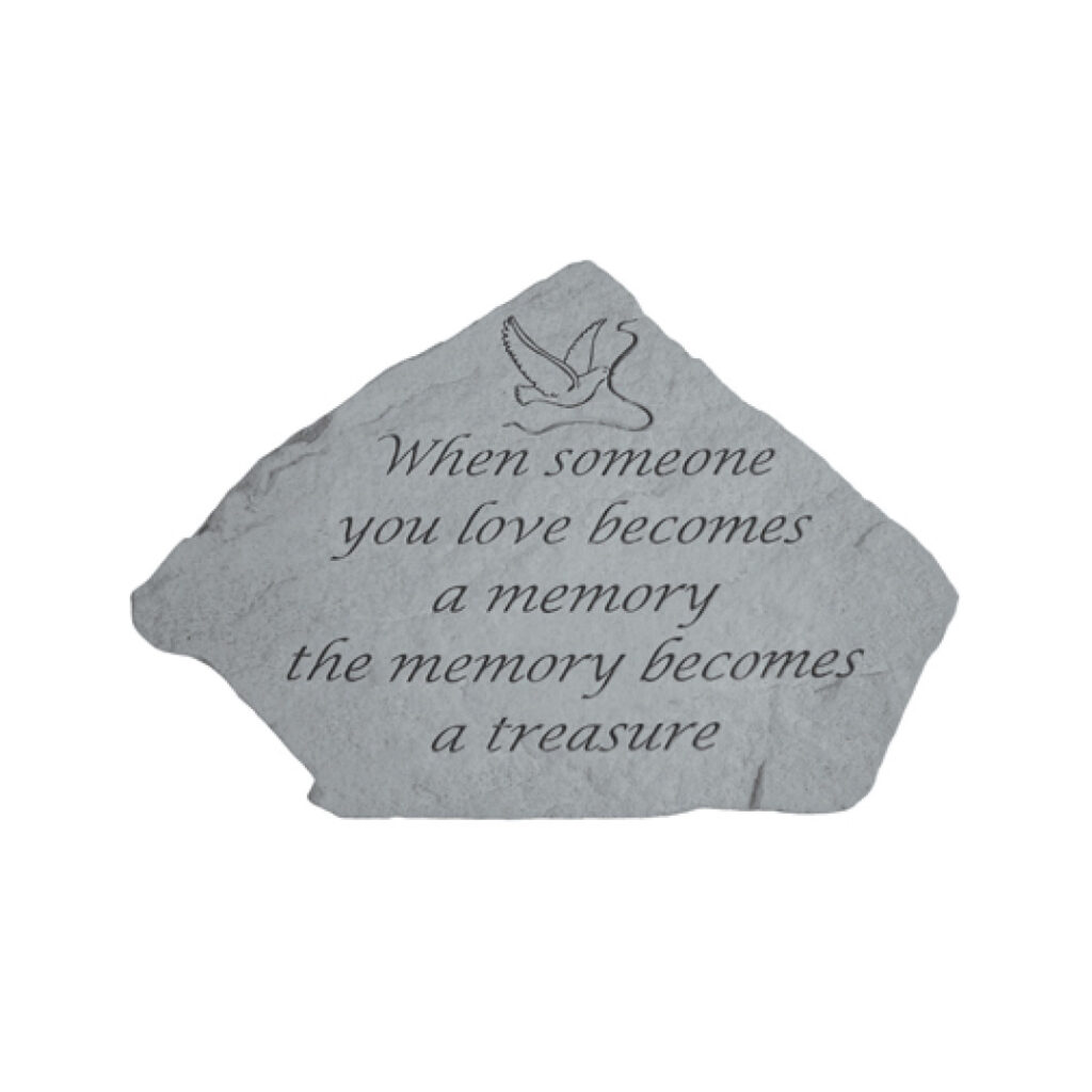 Get Treasure Memorial Stone, 11×8 inches in MI at English Gardens ...