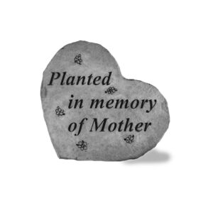 Get Heart-Shaped Mother Memorial Stone, 8.5 inches in MI at English ...