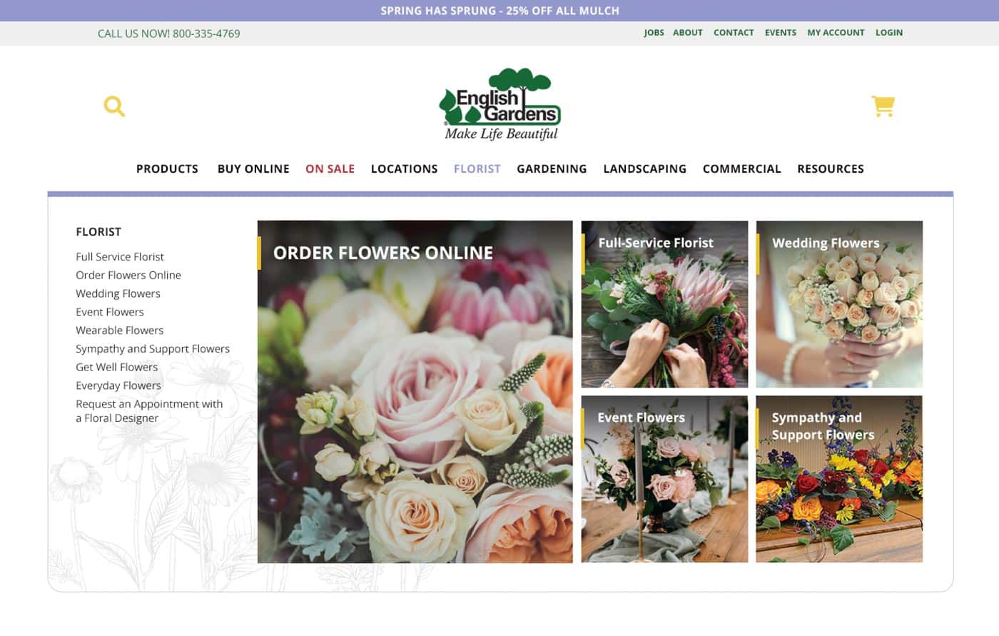 FloristMenu | English Gardens